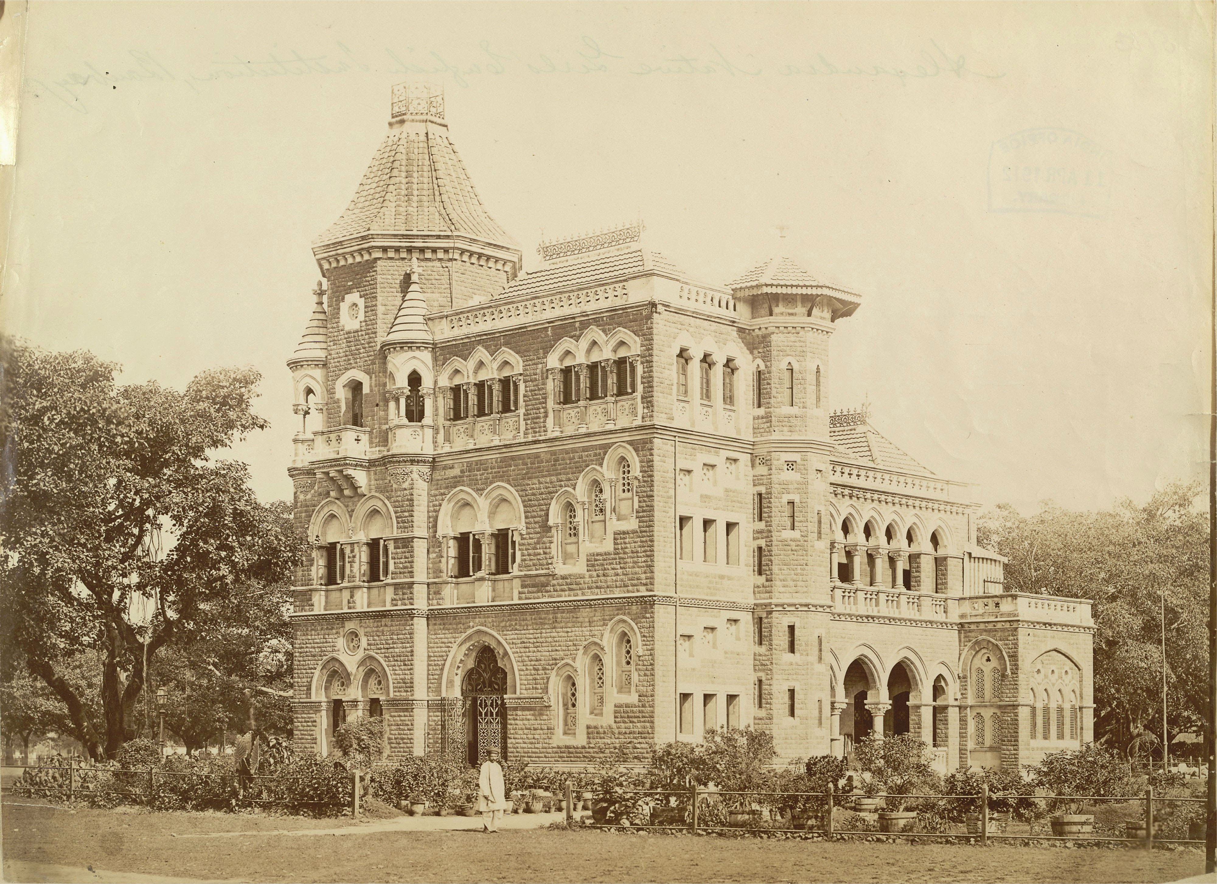Building of Alexandra Native Girls' English Institution, Bombay (Mumbai ...