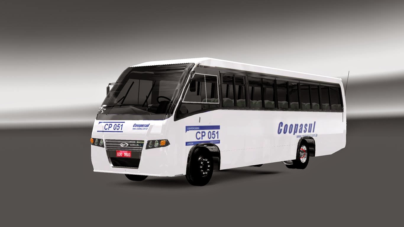 NwTrucks: Micro onibus W8 2013 Volare + interior V1