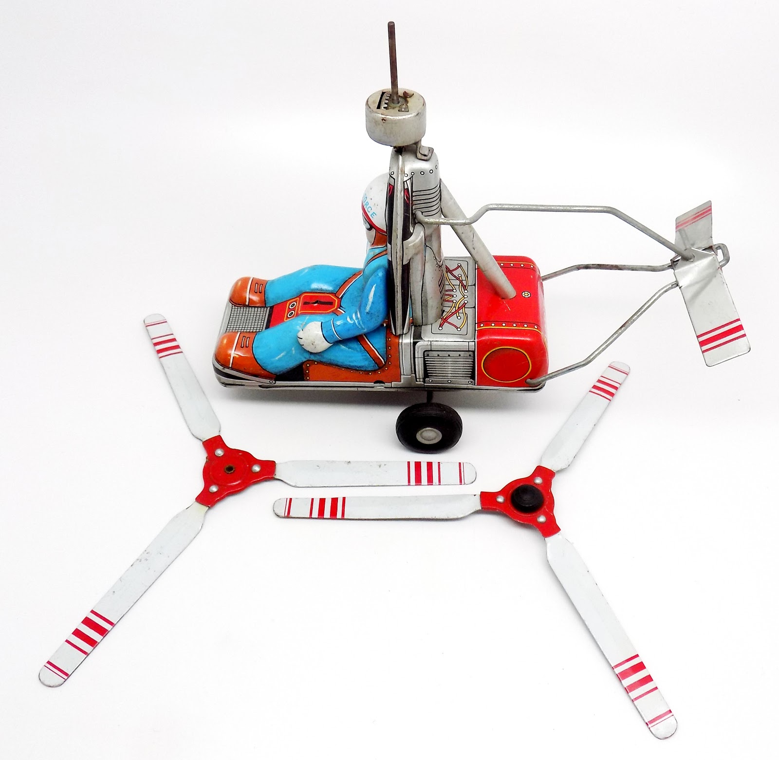 Toys and Stuff: Japan - Haji USAF Gyrodyne XRON-1 Rotorcycle