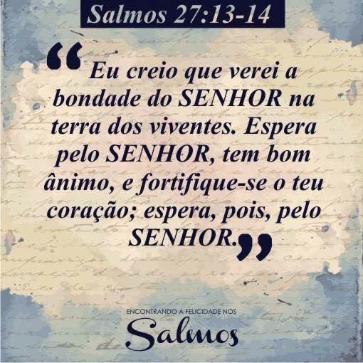 Bíblia Na Mente.: Salmos 27:13-14
