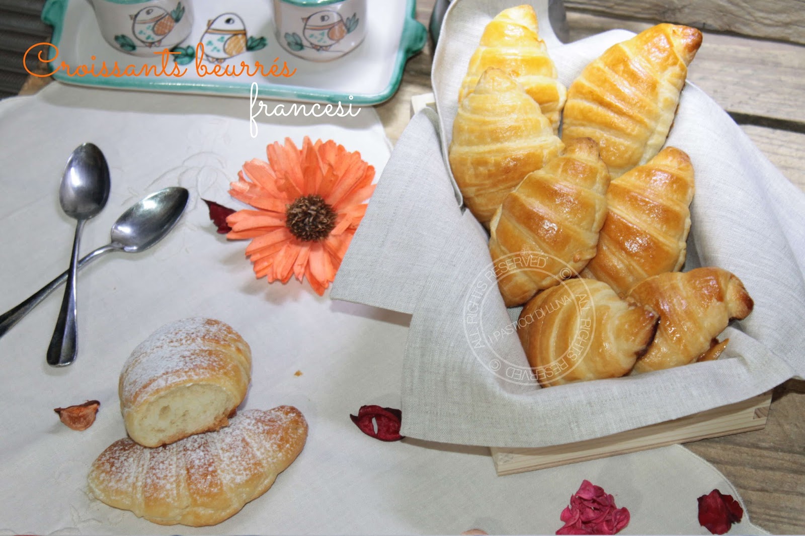 I Pasticci di Luna: Croissants beurrés | Ricetta di Christophe Felder