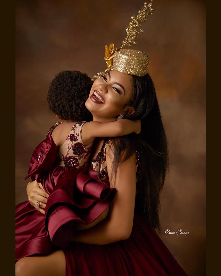 The joy of motherhood! Anna Ebiere and daughter Sophia are absolutely ...