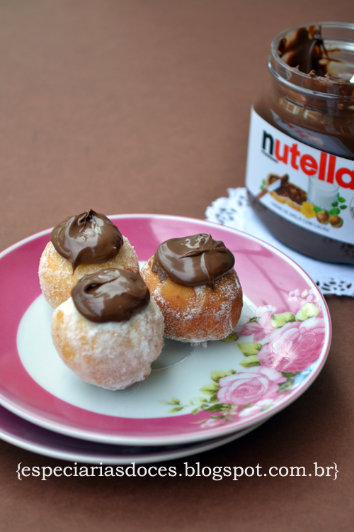 Especiarias doces: Mini sonho com Nutella