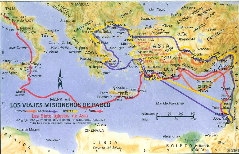 Yahweh Es Mi Pastor: Mapas Bíblicos