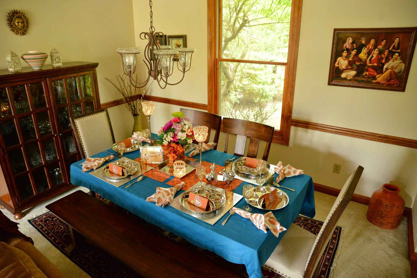 Aalayam - Colors, Cuisines and Cultures Inspired!: Diwali Tablescape ...