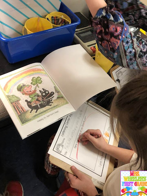 Mrs. Wheeler's First Grade Tidbits: Weekly Centers February 27