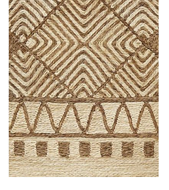 Geometric Natural Abaca Rugs | The Designer Insider