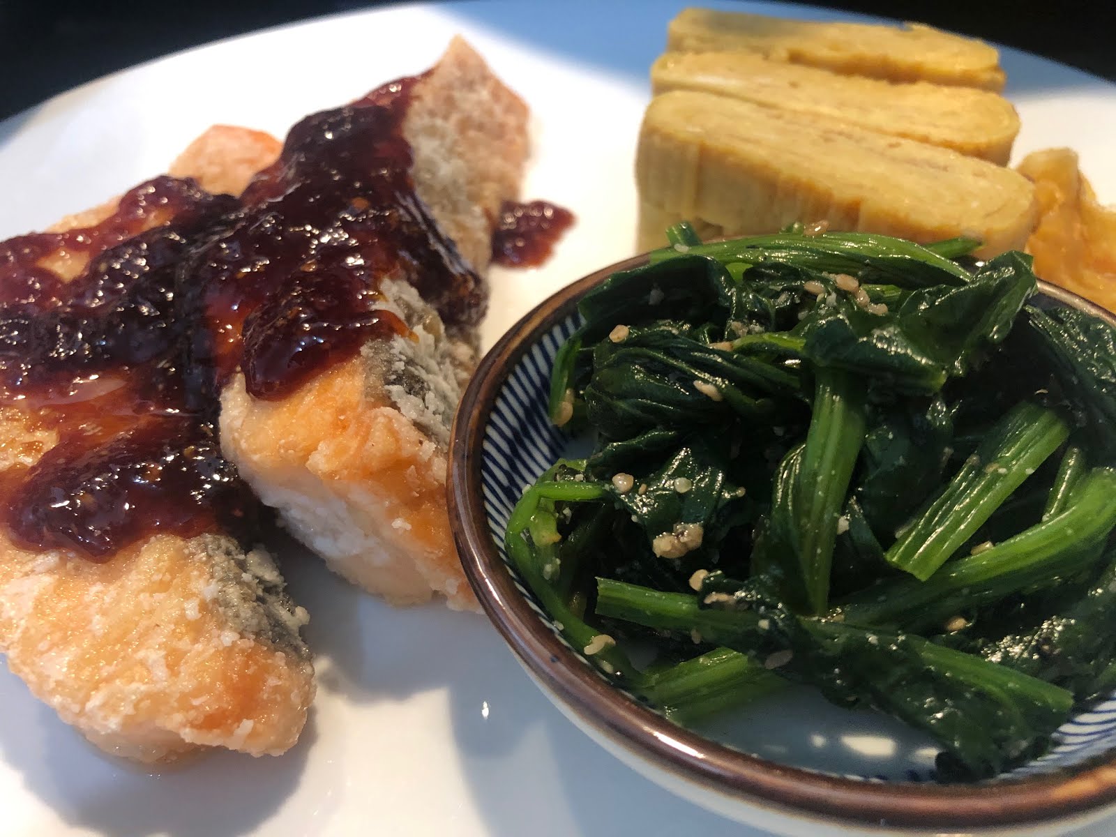 "The eyes eat first."