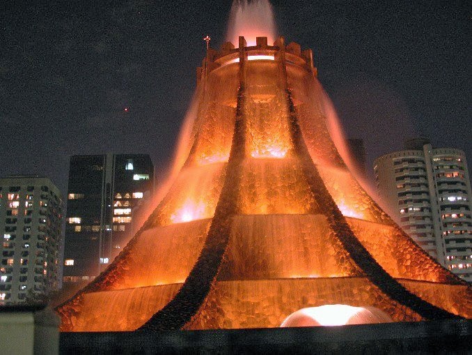 Ramesh Menon's Clicks and Writes: Volcano Fountain Abu Dhabi - a humble ...