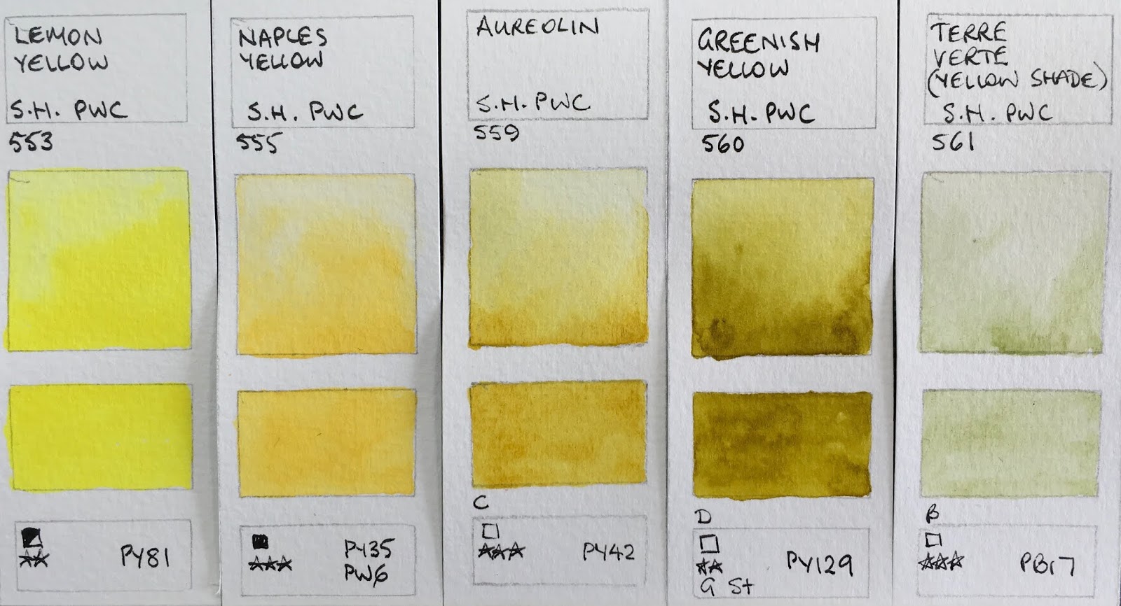 Jane Blundell Artist: ShinHan PWC Watercolours - full 104 colour range.