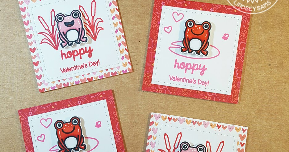 Sunny Studio: Froggy Friends Valentine's Day Cards With Lindsey