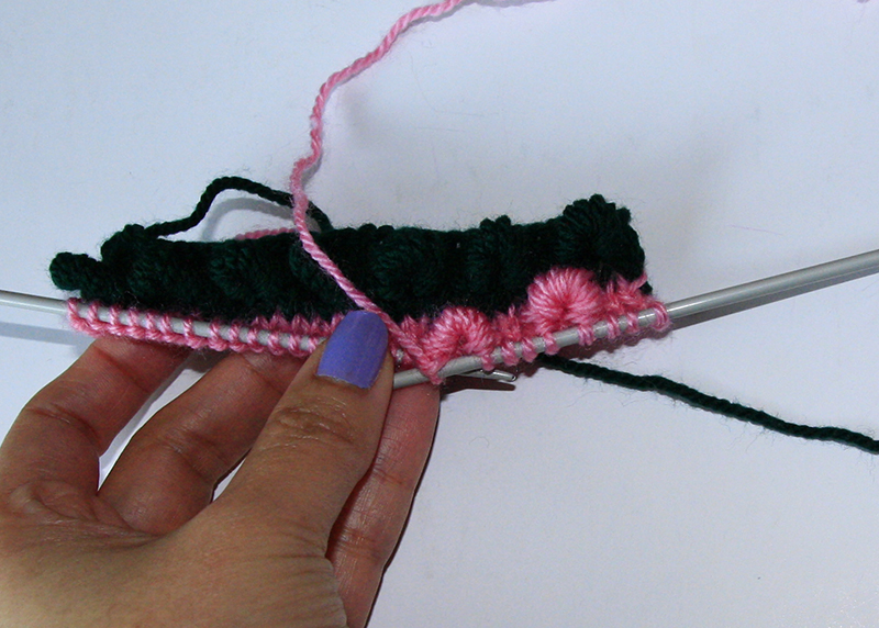 Tina's handicraft : Spring Stitch - Knitting Pattern