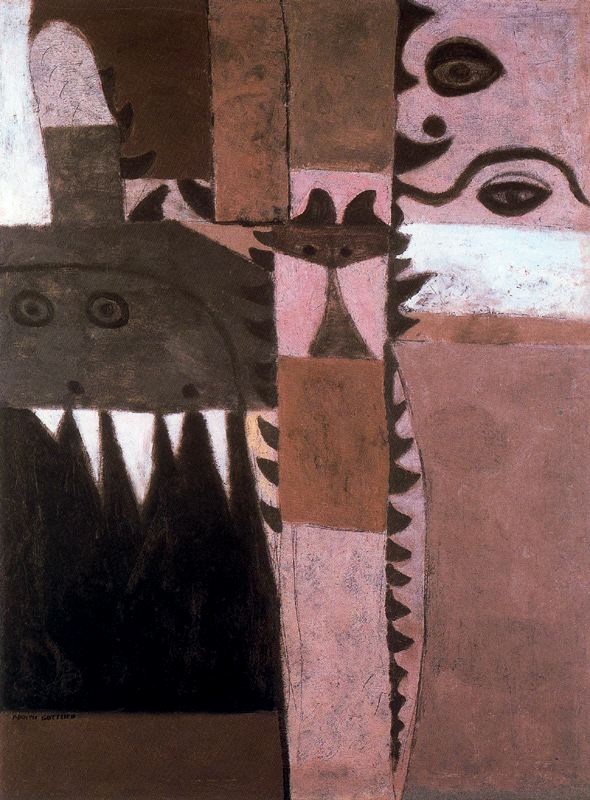 Painting of Adolph Gottlieb artist, Adolph Gottlieb paintings