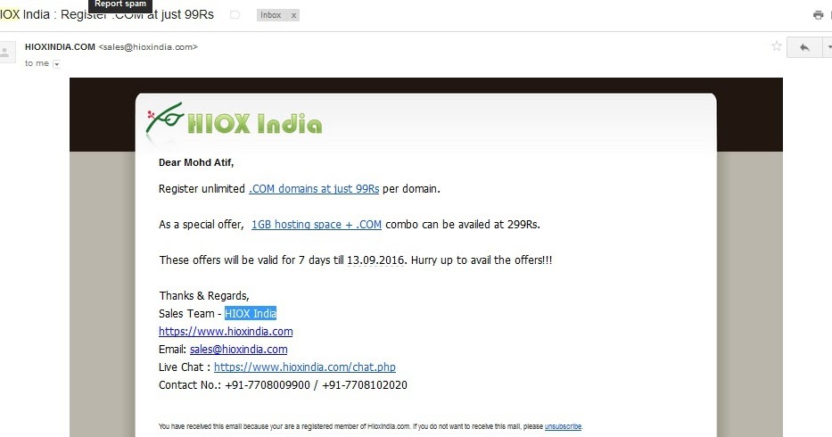 Worst Hosting Company In India - Hiox India - Hioxindia.com - Review ...