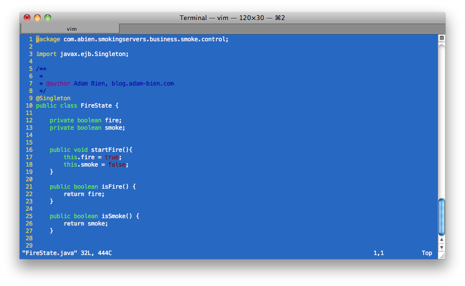 The Buttso Blathers: VI customizations for syntax coloring, auto ...
