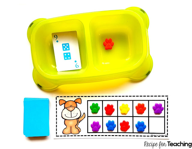 Paw Print Math - Recipe for Teaching
