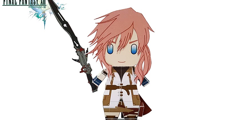 Final Fantasy Xiii Lightning Farron Paperized Paperized Crafts
