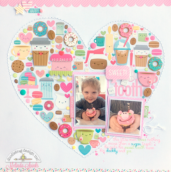 Doodlebug Design Inc Blog: Cream & Sugar Collection: Sweet Tooth Layout ...