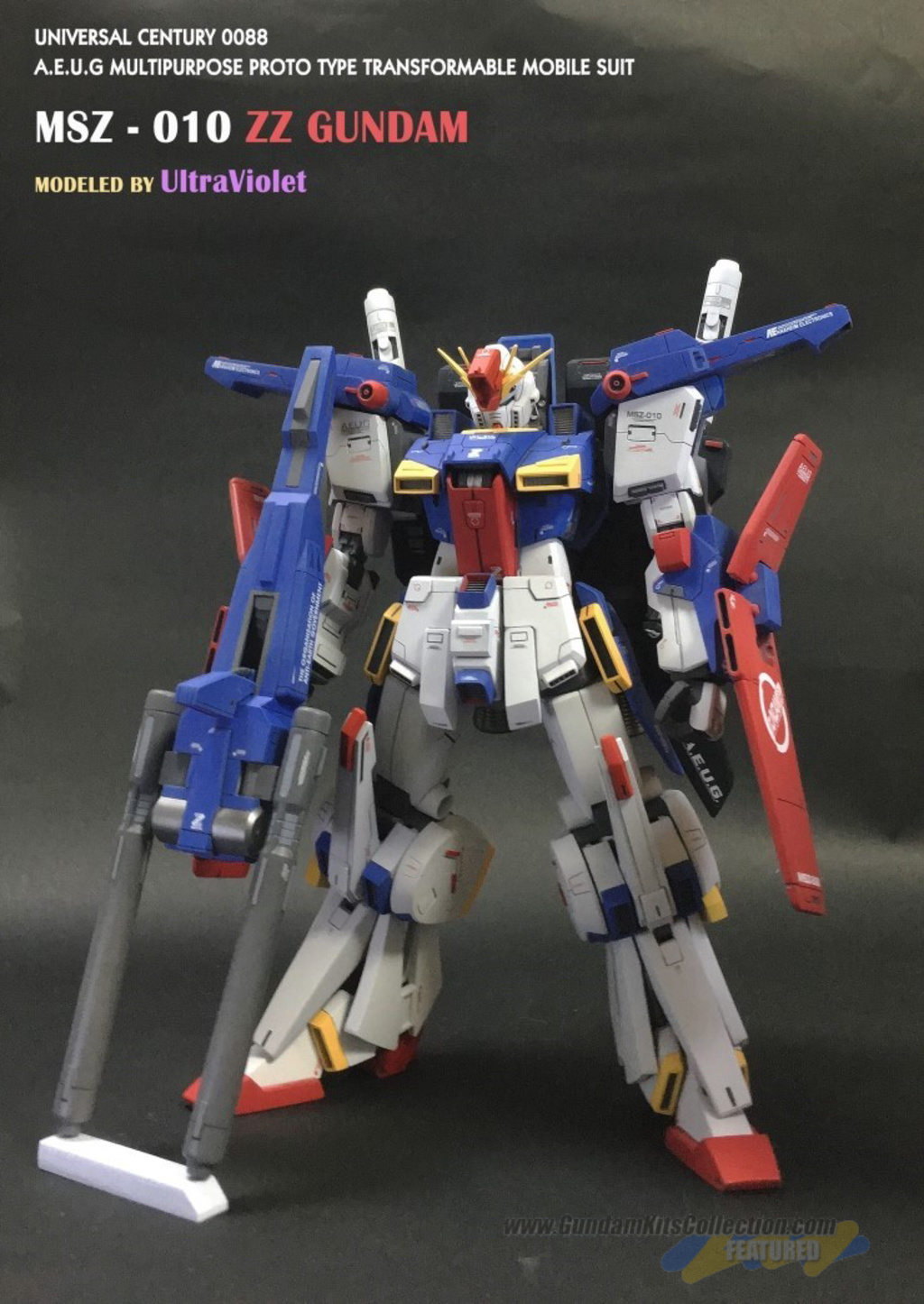 Custom Build: MG 1/100 ZZ Gundam [Detailed]