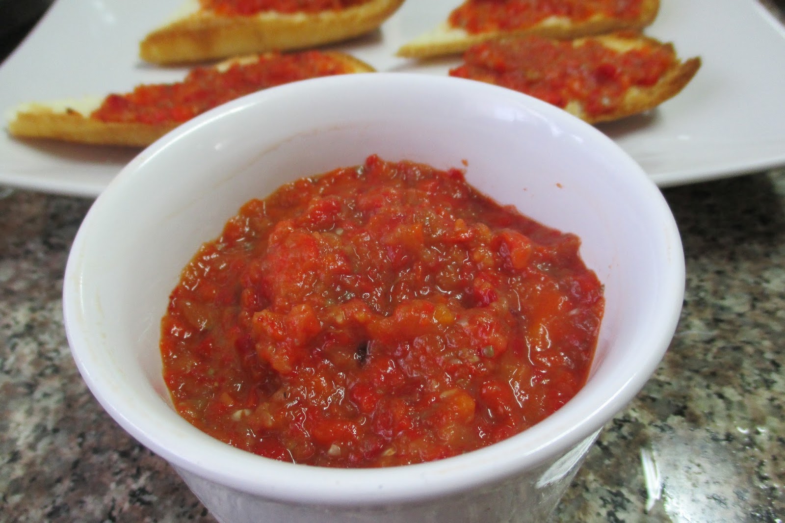 Ajvar -- Serbian Red Pepper and Eggplant Spread -- Vegan and Paleo ...