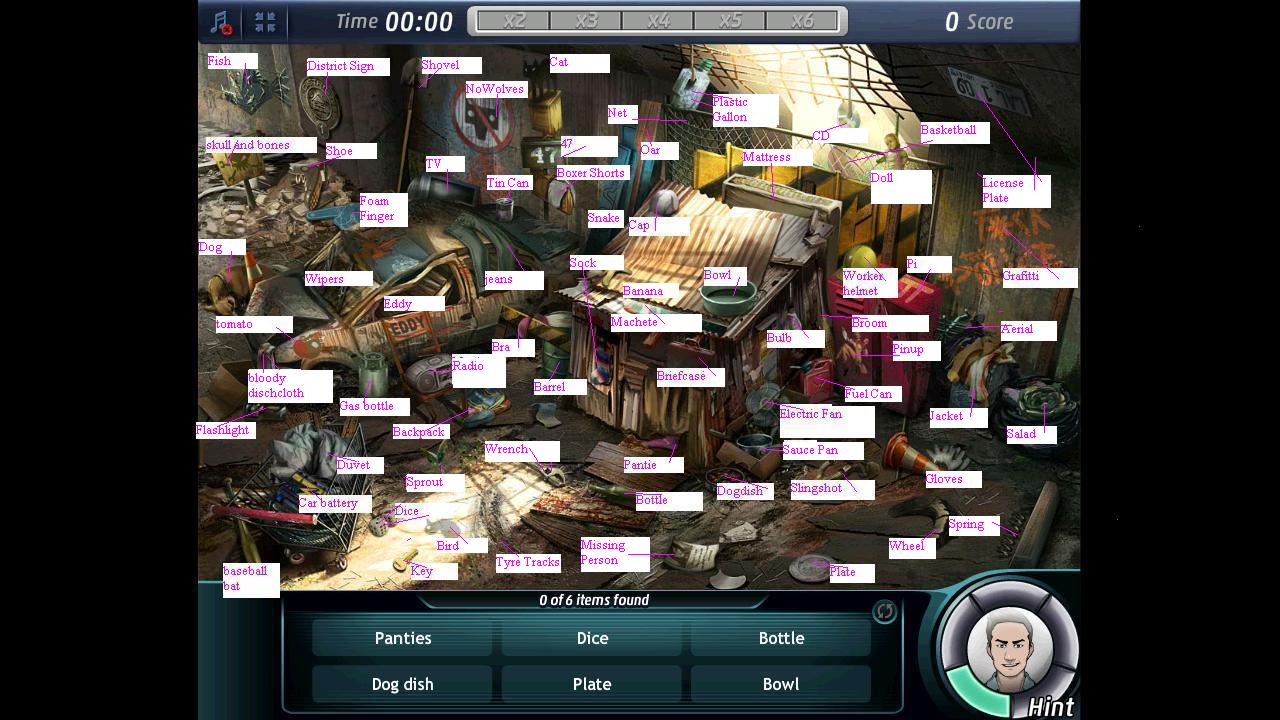 Things of Interest: Homeless Camp Level in Criminal Case game