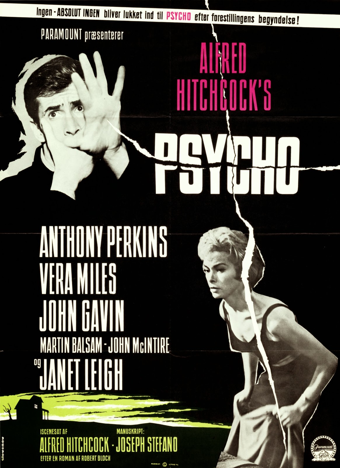 Affiches - Photos d'exploitation - Bandes annonces: Psychose (1960 ...