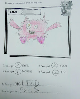 Ensenyant a volar: Learning the body parts with monsters