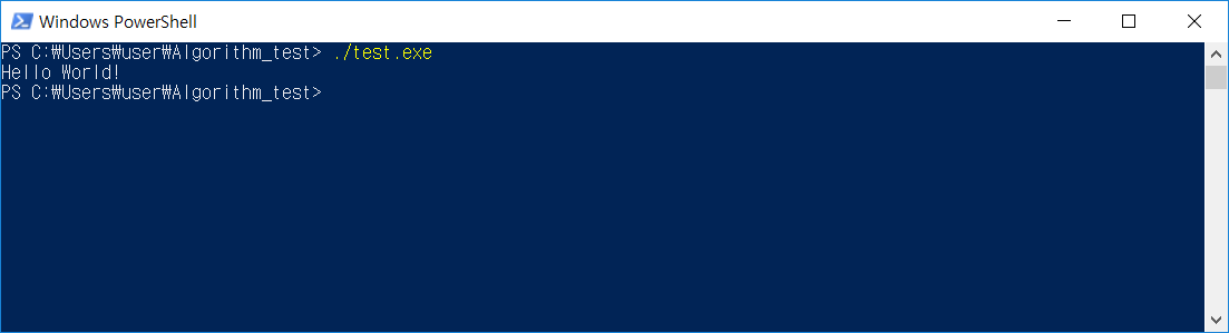 Proglam: [PowerShell] gcc 설치