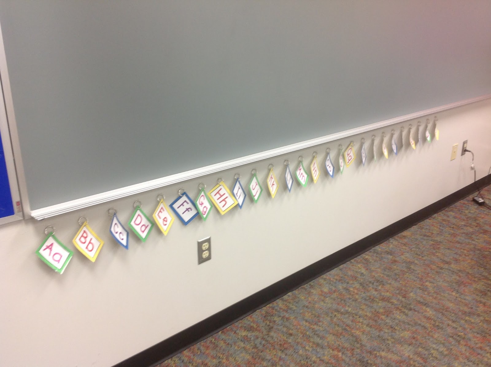 Flip Flopping to School: Chevron Movable Word Wall