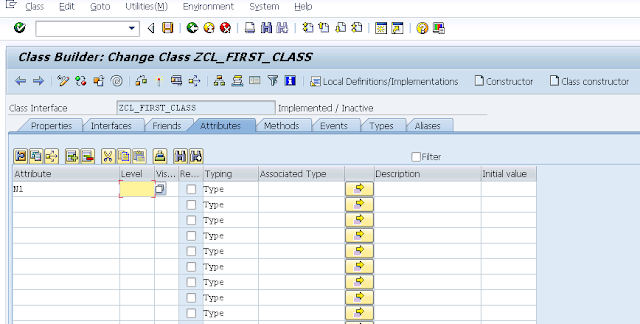 SAP TECH: Global Class creation and visibility of the class component ...