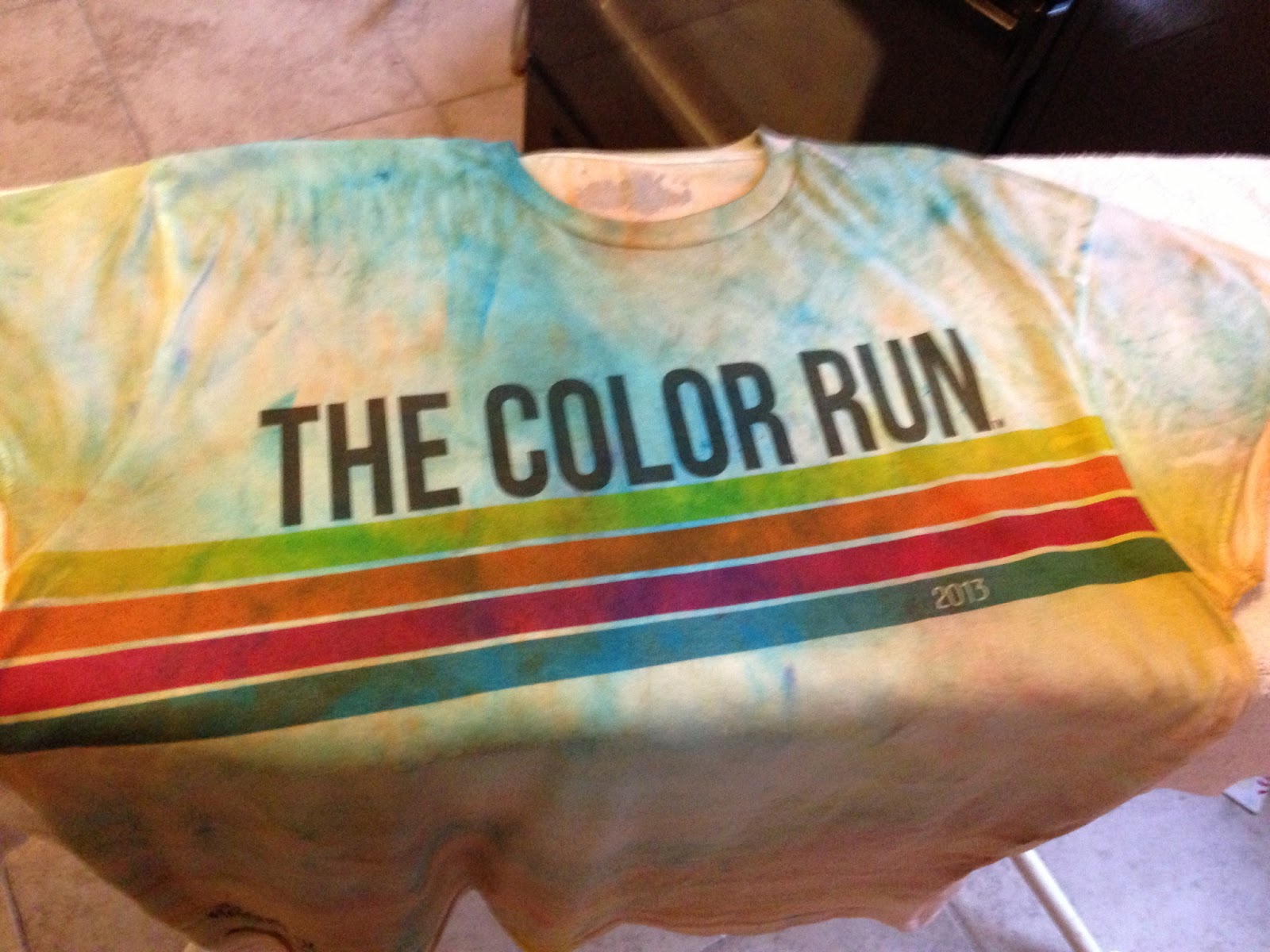 DIY Sunday: Color Run Shirt Preservation / Color Save | The Dabbling ...