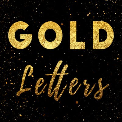 Gold Letters - Karolina