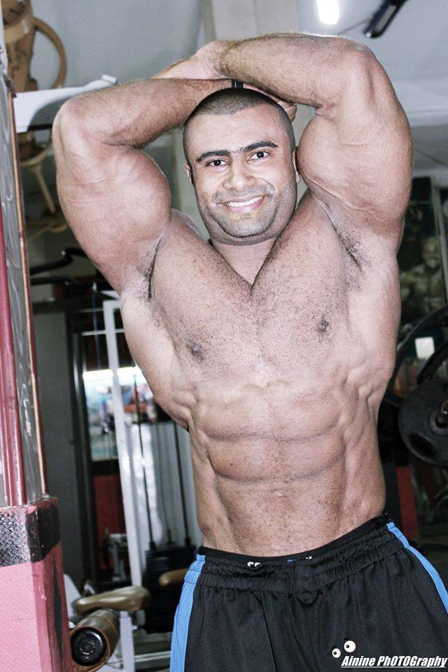 Muscle Lover: Egyptian bodybuilder Ahmed Shams