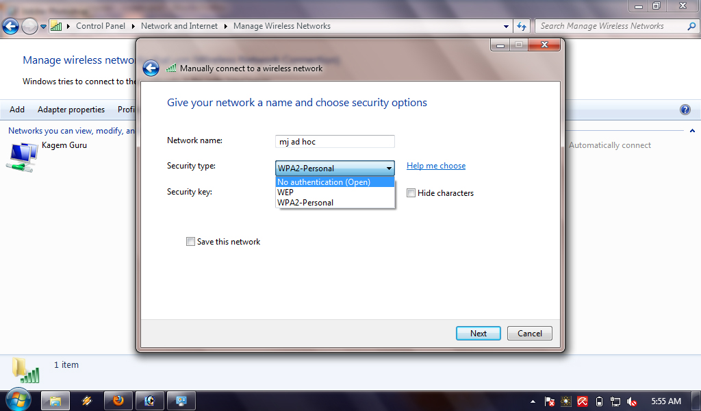 Setting ad hoc windows 7 - Tutorial Komputer