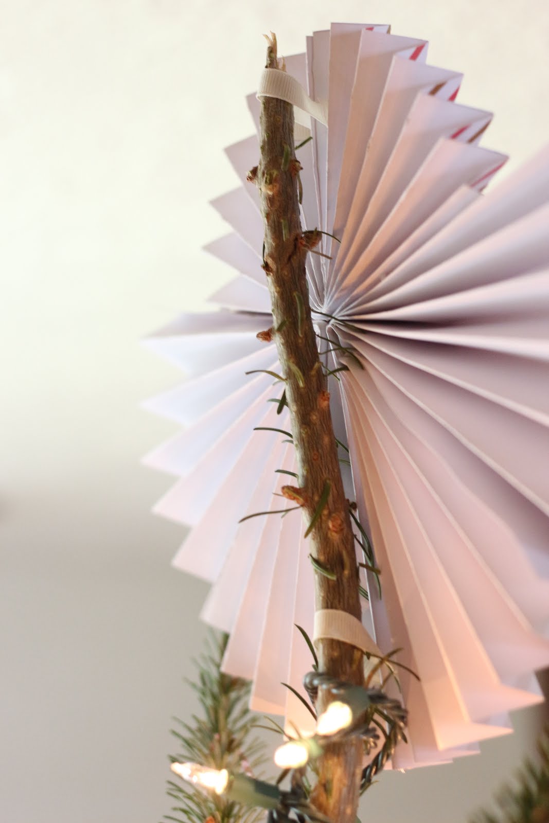 Make Your own Paper Pinwheel Tree Topper! - Palindrome Dry Goods