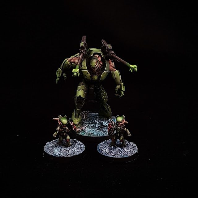 Finished Overdron Batroid for my Infinity the game Onyx Contact Force