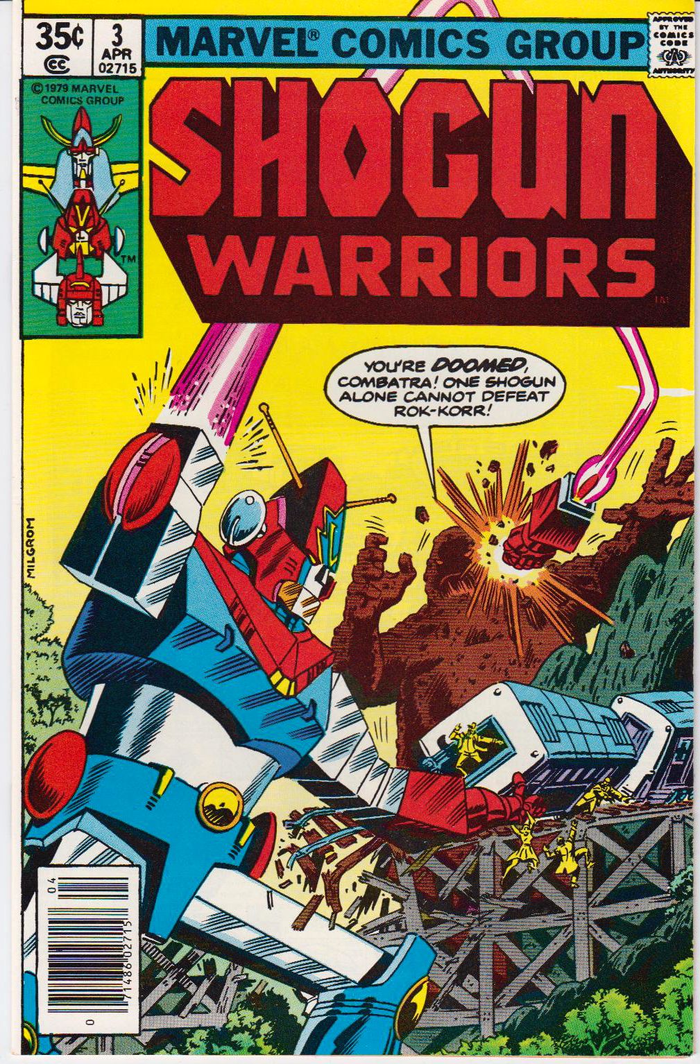 The Dork Review: Rob's Room: Shogun Warriors Comic Covers (1979)