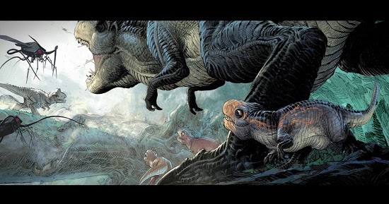 TheAngrySpark: Dinosaurs vs Aliens, FIGHT!