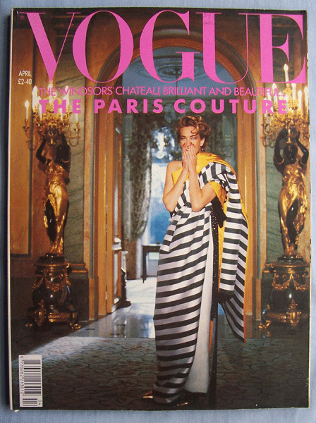 Annie's Fashion Break: Vogue Covers 1990