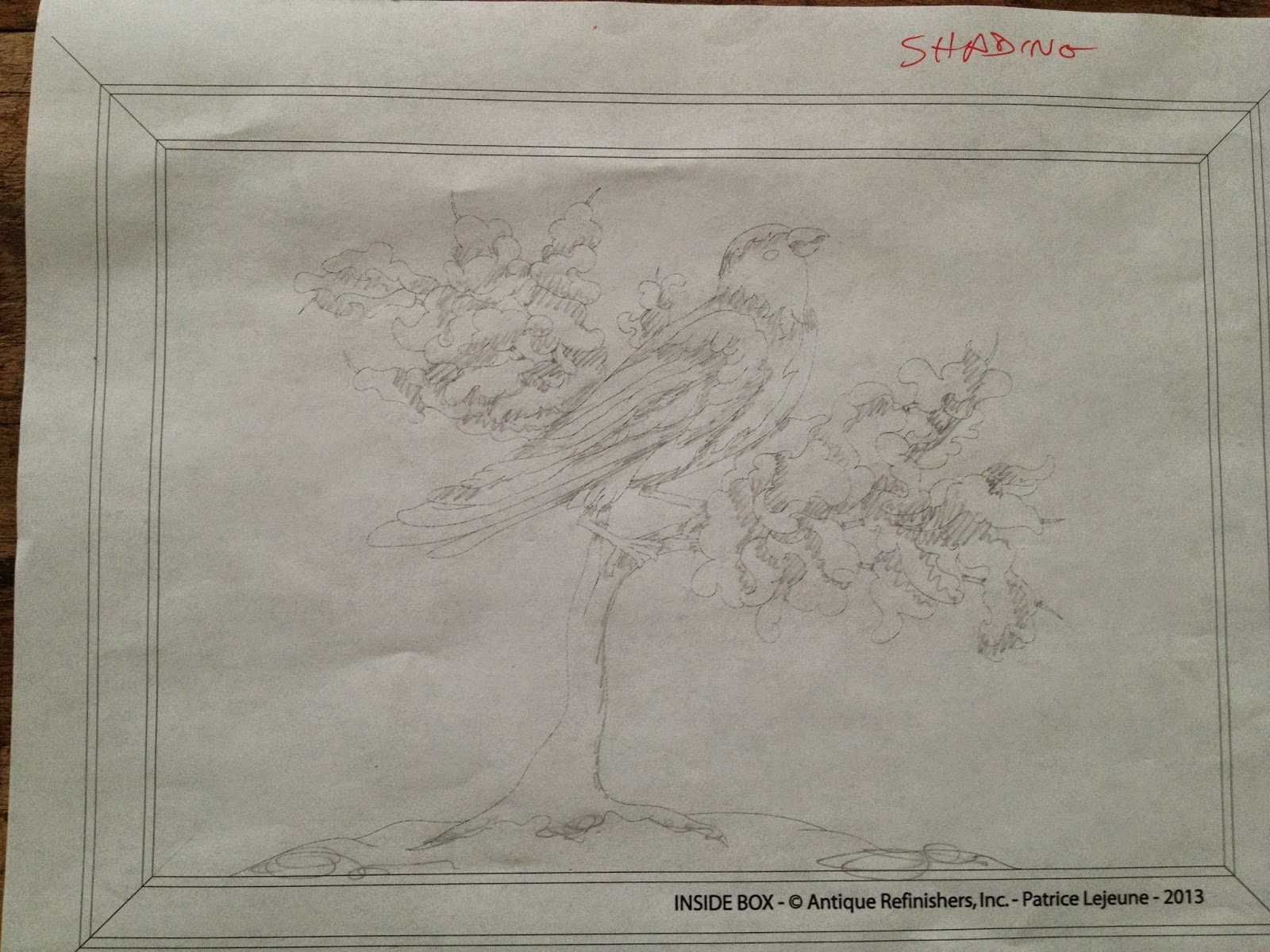 Patrice Lejeune: Treasure Box #2 - Marquetry hot sand shading