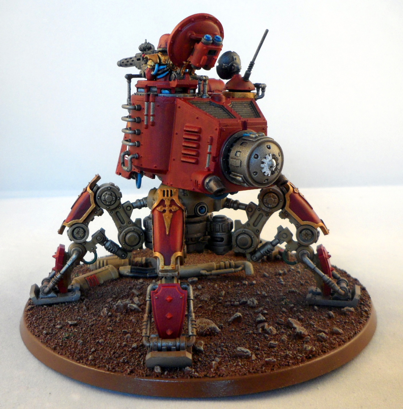 WeeMen: Adeptus Mechanicus Skitarii Onager Dunecrawler w/ Icarus Array