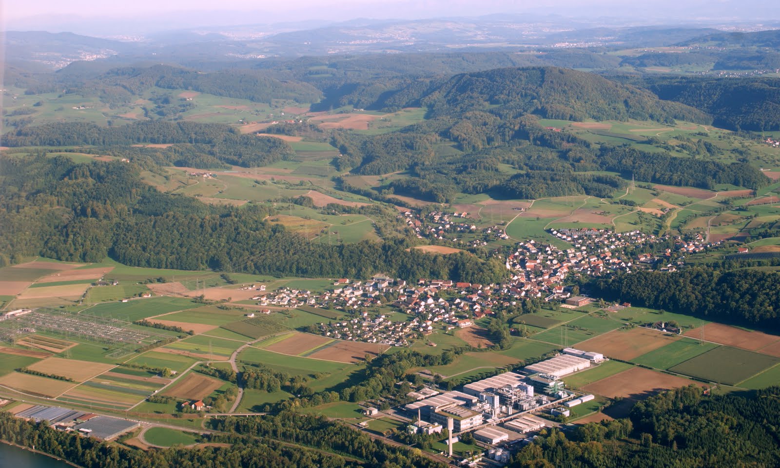 Fricktal: Das Fricktal aus der Vogelperspektive