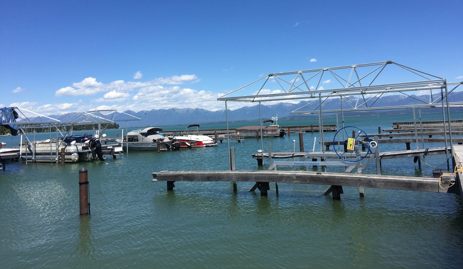 BLUE SKY AHEAD: Edgewater RV Resort, Lakeside, Montana