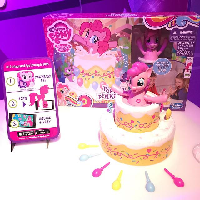 Poppin Pinkie Pie Game at the NY Toy Fair | MLP Merch