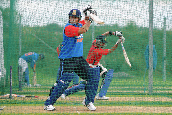Sachin Tendulkar Photos: Sachin Batting At England And India Nets ...