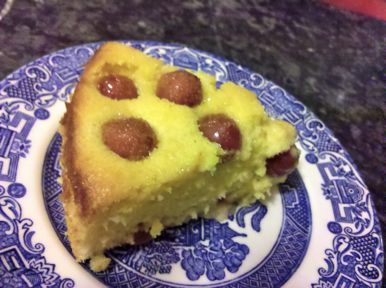 Olive Oil and Red Grape Cake