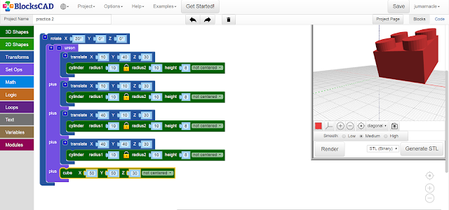 PRÁCTICA 2: BLOCKSCAD
