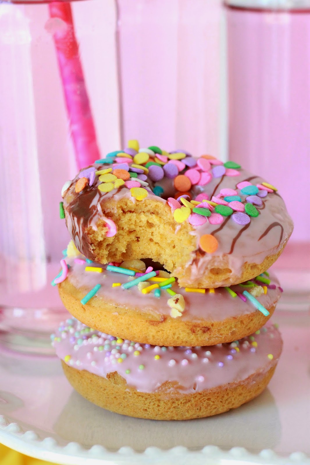 Feeding My Addiction: Vanilla Bean Baked Donuts with Vanilla Glaze