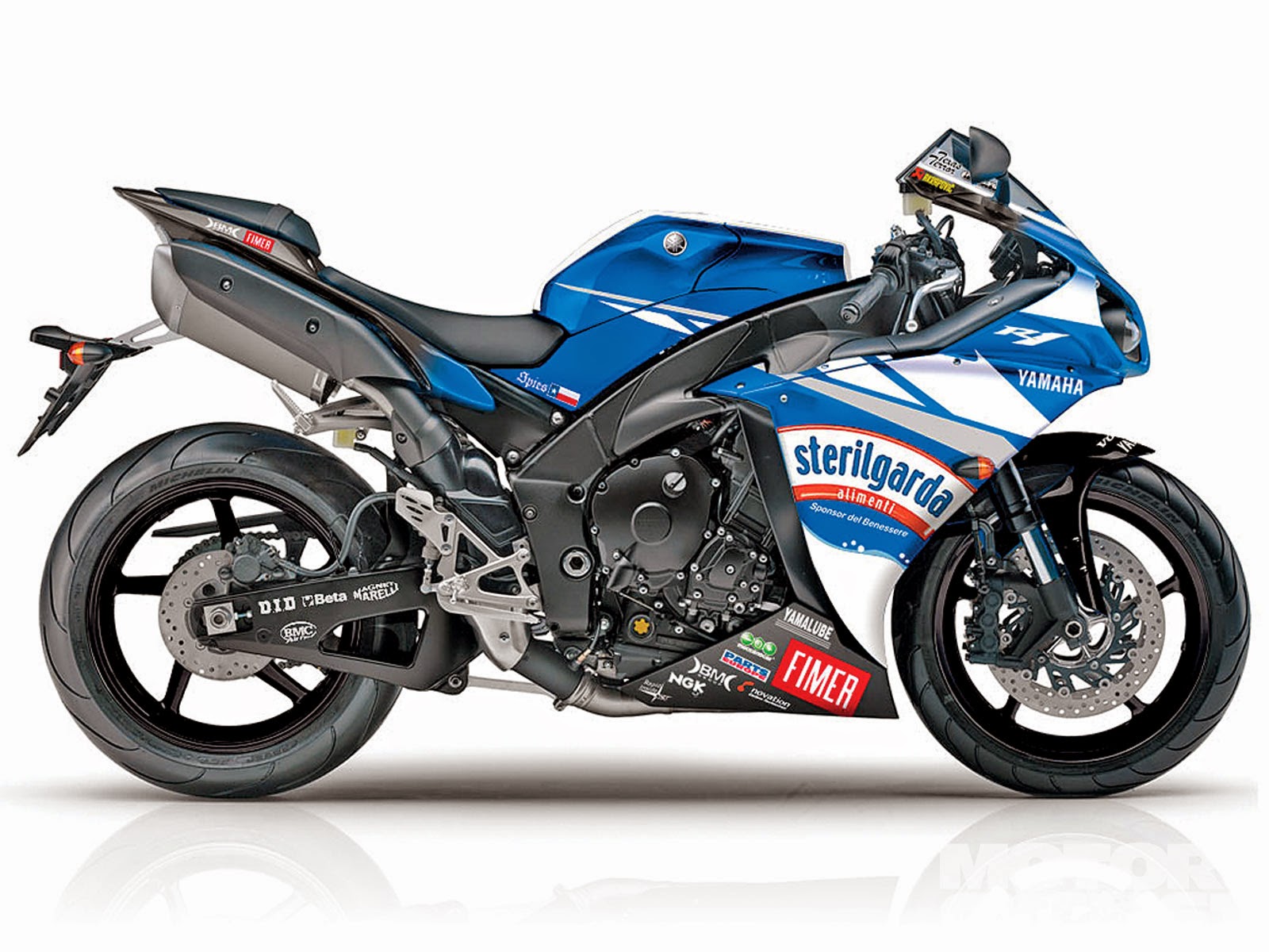 SBK Motoworks: R1 09/11 Sterilgarda Replica street fairing kit