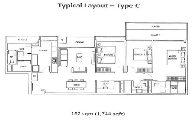 Interlace Condo: Interlace Condo Floor Plan